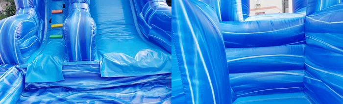 17' High Kids Ocean Wave Inflatable Water Slide - Safe Fun