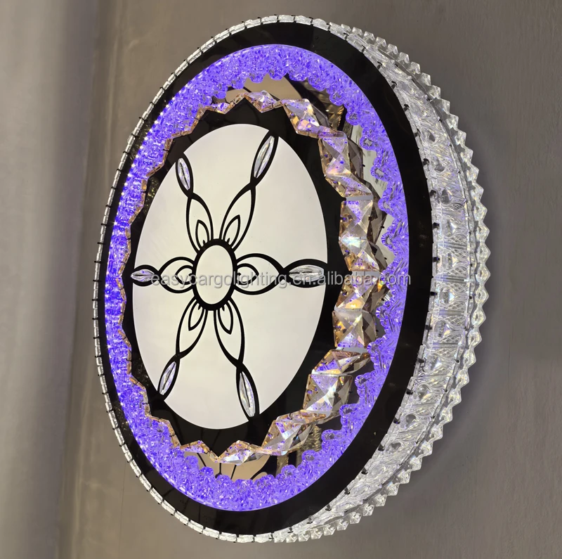 Good Price Contemporary Round Crystal Led Ceiling Lamp ,Living Room ...