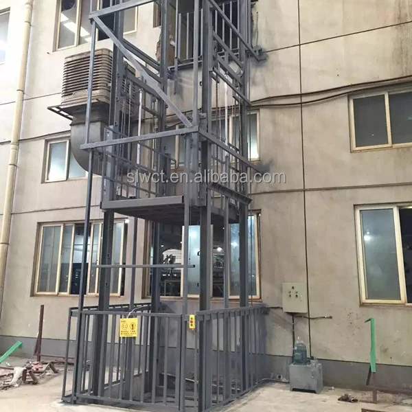 Industrial Material Construction Elevators Hydraulic One Floor Cargo Elevator - Buy Construction ...