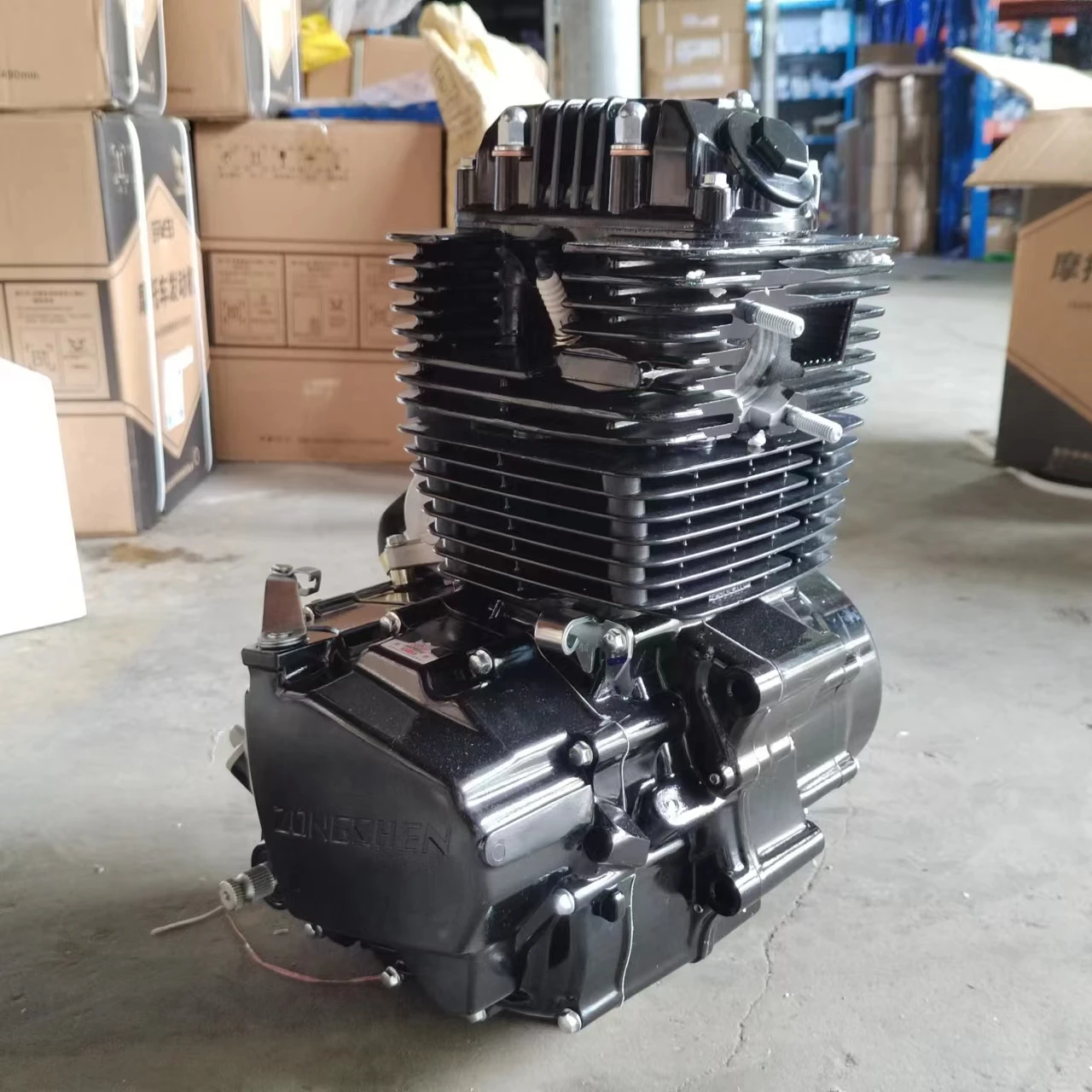 Zongshen 250cc 4 Stroke Electric Kick Start Motorcycle Engine Assembly ...