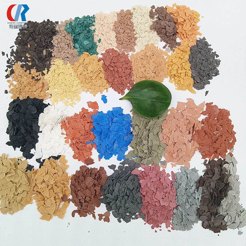 3-5mm Hard Flake Chips Composite Flake Chips for Non Slip Epoxy ...