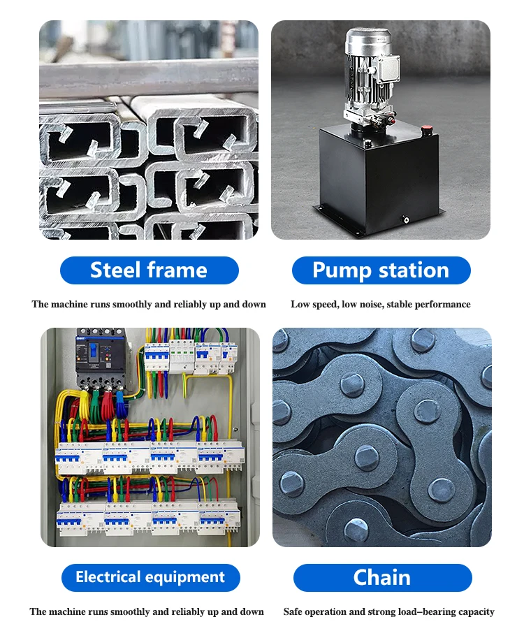 Continuous Transport High Efficiency Cargo Lift Vertical Reciprocating ...