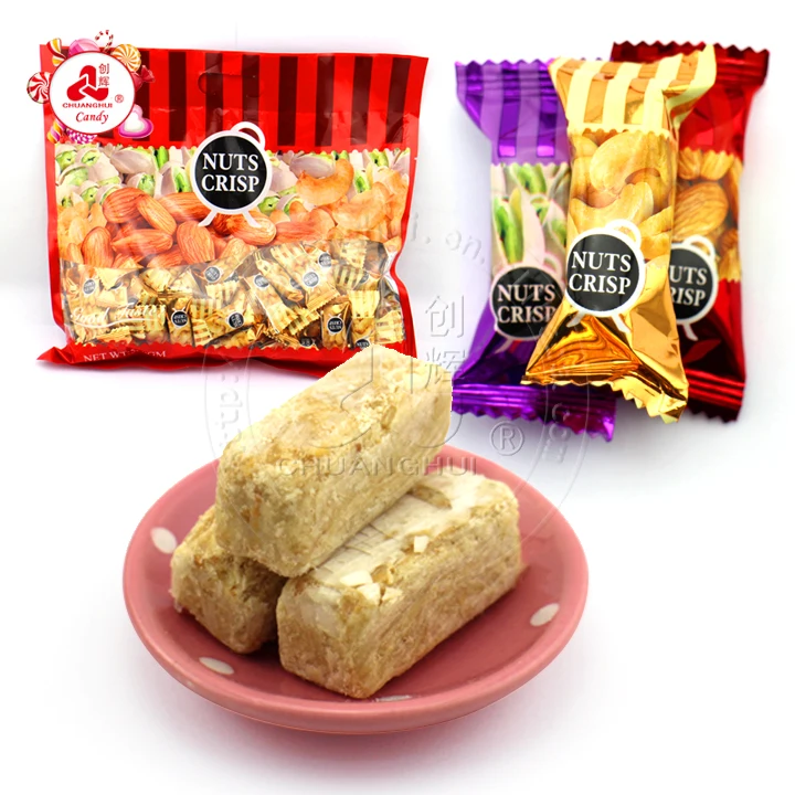 500g Chinese Peanut Crisp Nuts Candy with Cashew Nut/pistachio/almond ...