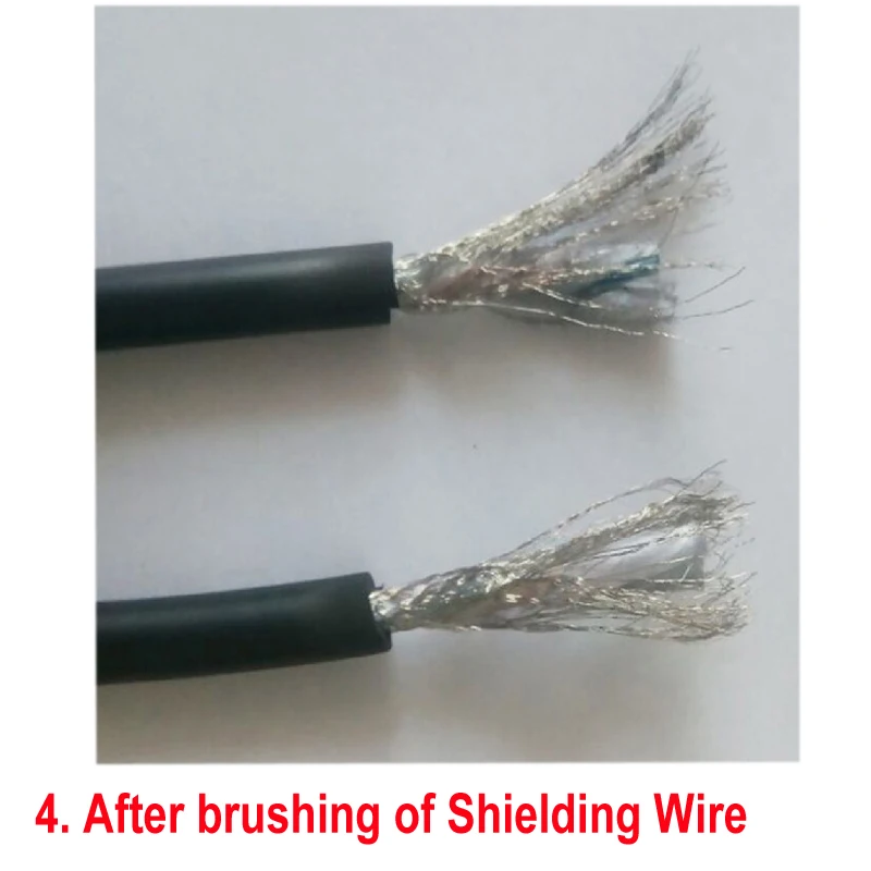 Cable Braid Brushing Machine Shielding Wire Cable Combing Machine With ...