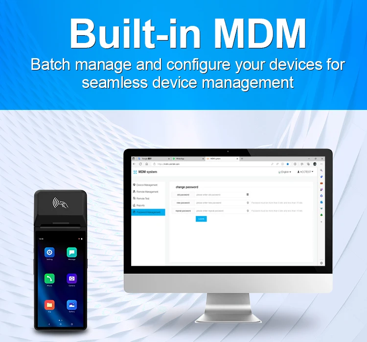 Softpos Android POS Machine - 6 Inch Touch Screen QR Payment