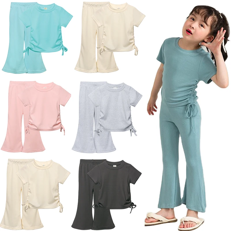 Two Piece Kids Summer Clothes Set Fashion Boutique Outfits Girls ...