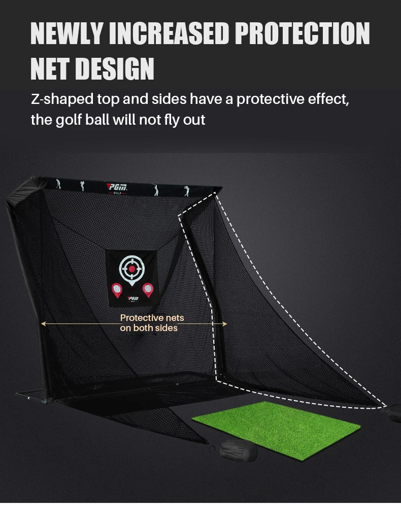 Pgm Lxw019 Z Shaped Net Shaped Chipping Golf Net Target Practice ...