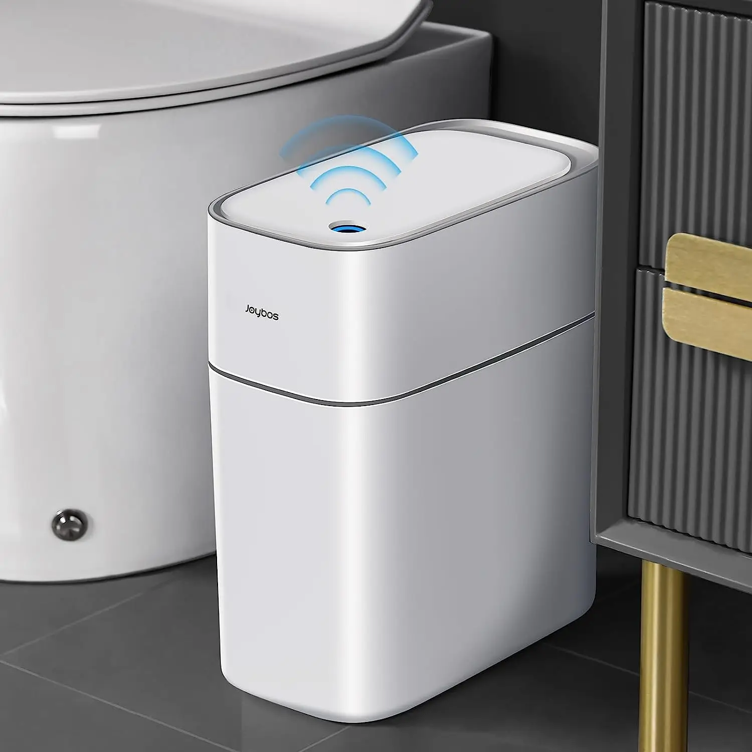 Joybos Smart Trash Can Popular Induction Trasg Bin Abs Material Garbage ...