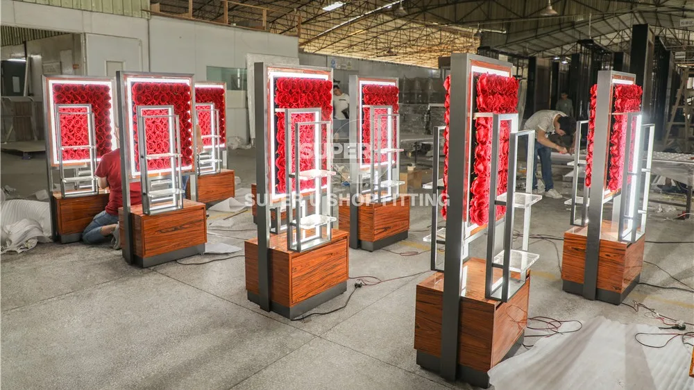 Cute Custom Retail Candy Store Display Rack Fashion Sweets Shop Design ...