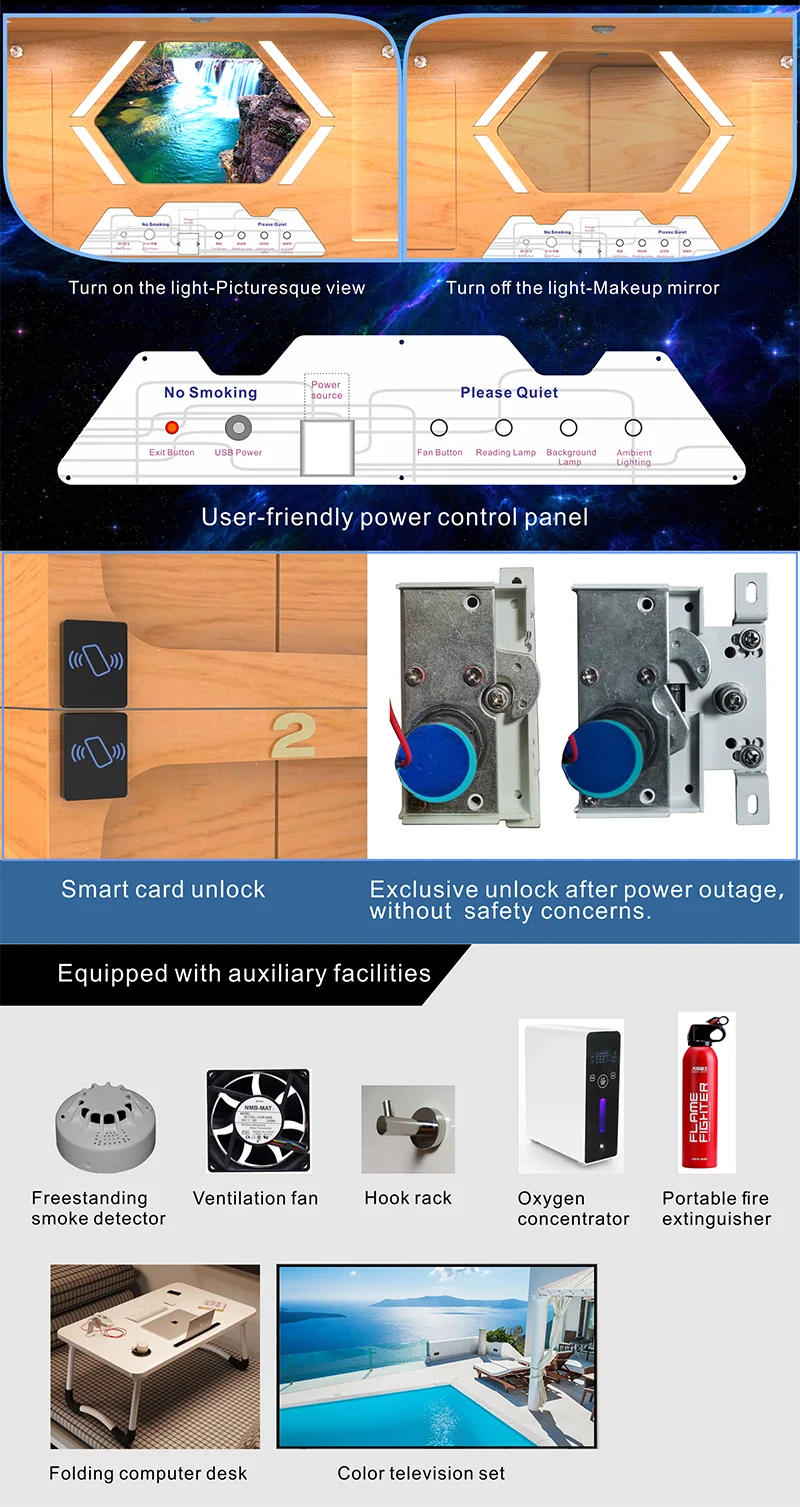 Sleeping Capsule Japan Capsule Pod Bed Hotel for Sale