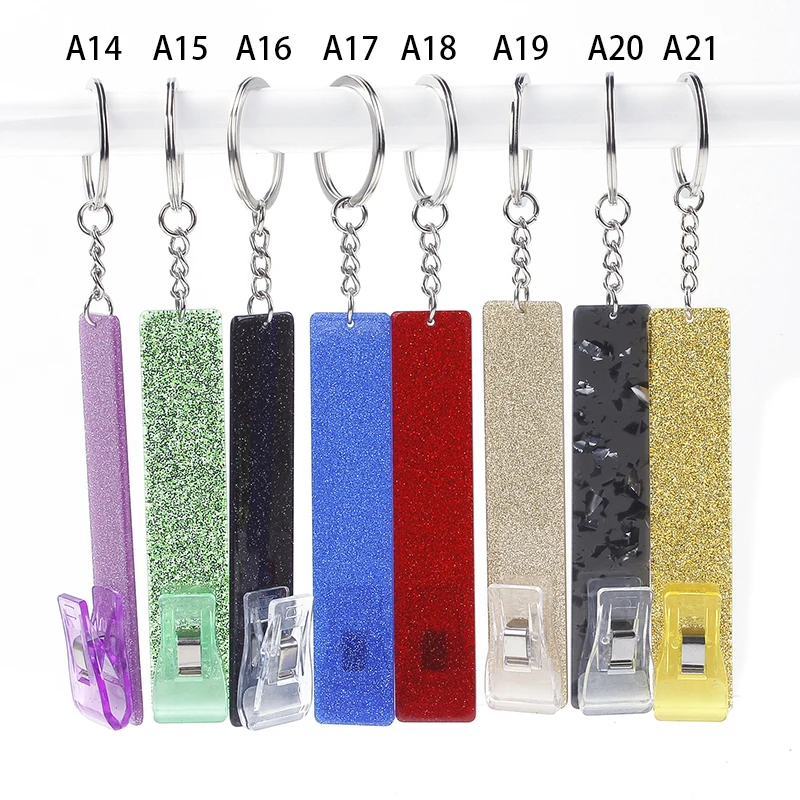ATM Card Puller Keychain Acrylic Card Grabber For Long Nails
