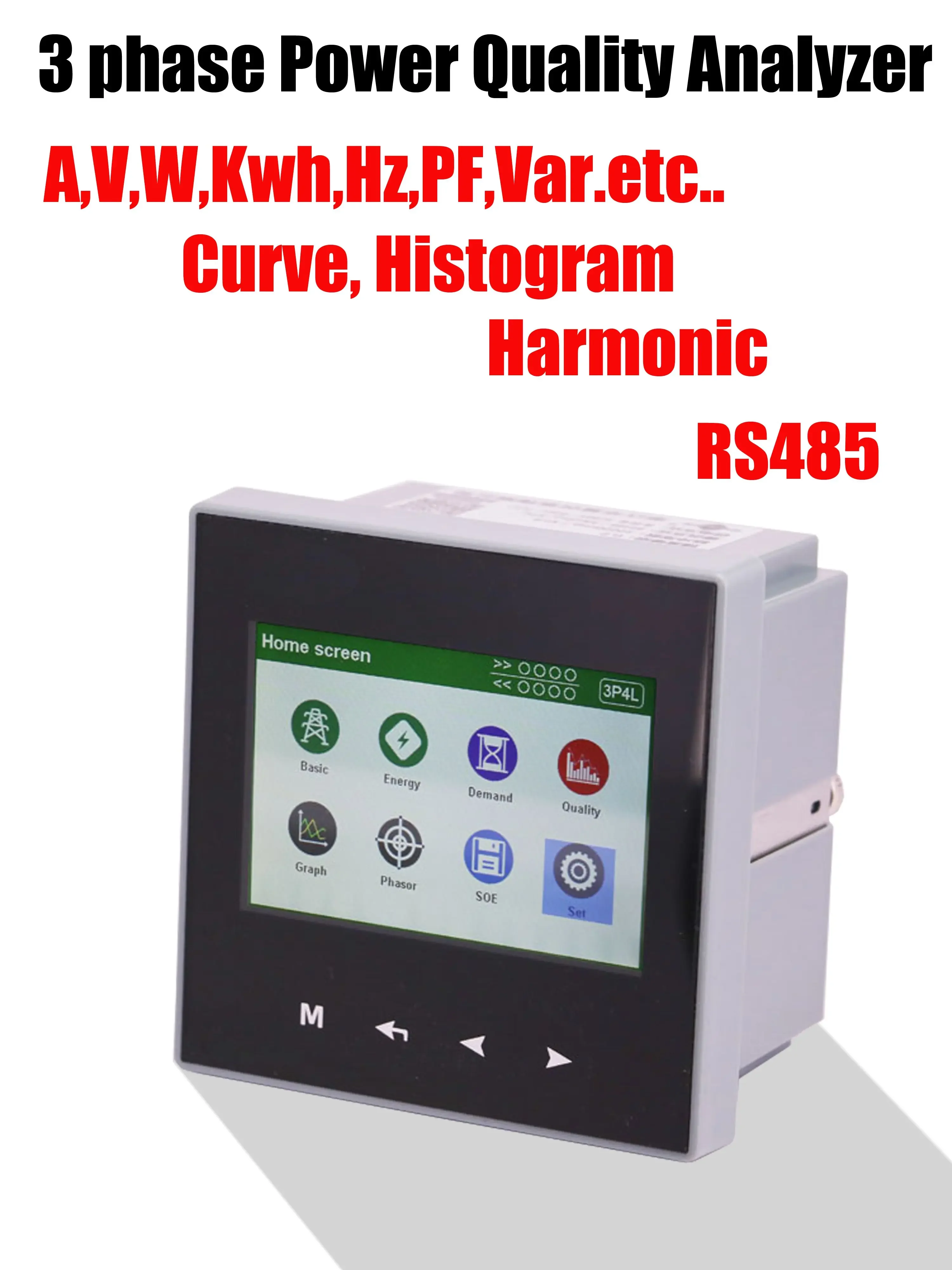 3 Phase Power Quality Analyzer - AS8802 by Cs Instruments