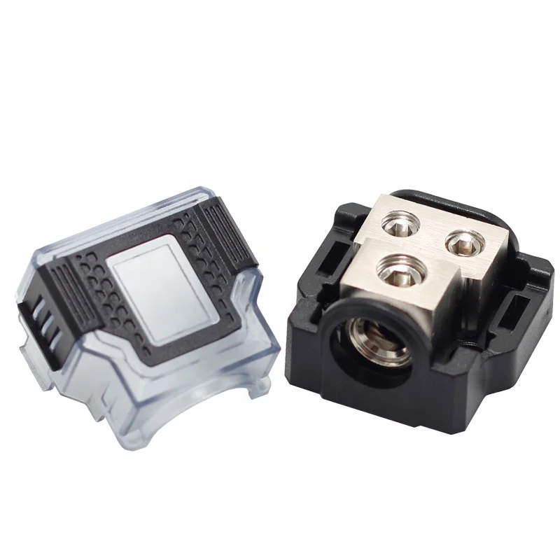 2-way Mini Power Distribution Block 1 X 4/8gauge In/2x8/10gauge Out ...