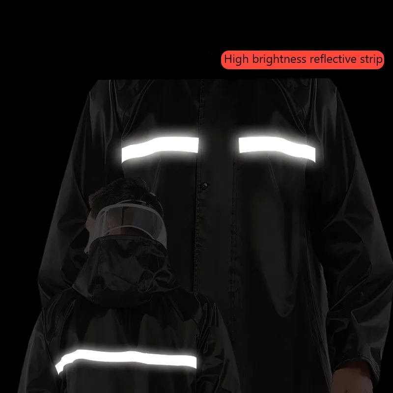 Custom Hooded Safety Long Rain Poncho Jacket Classic Raincoat ...
