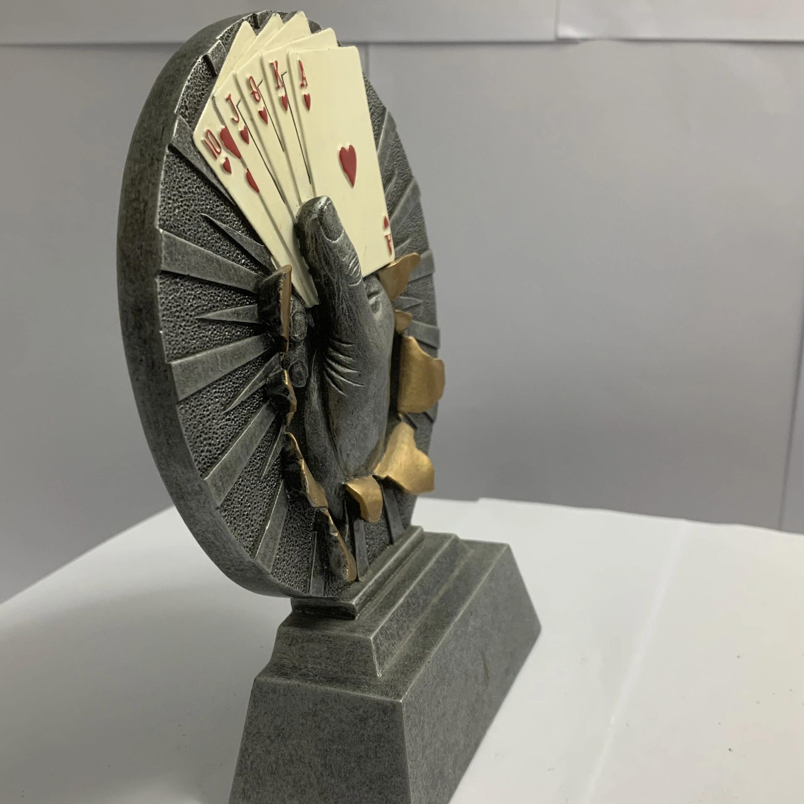 High Quality Custom Colors Trophies Resin Poker Awards Trophy(Poker ...