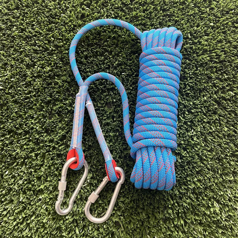 Stainless Steel Grapple Hooks with 10m Blue Rope for Outdoor Survival