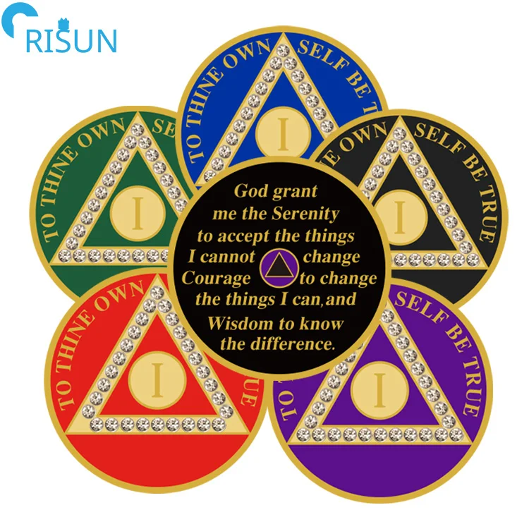 Custom AA Recovery Challenge Coins - Commemorative Medals