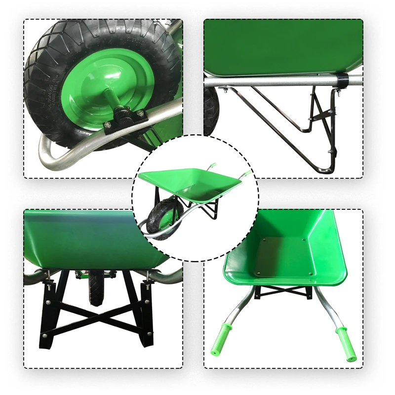 WB2700 Bolivia Hot-Selling Carretillas Construction Wheelbarrow