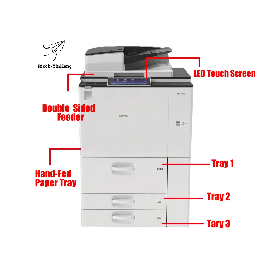 Ricoh MP7503 - High-Speed Color Copier Machine for General Use