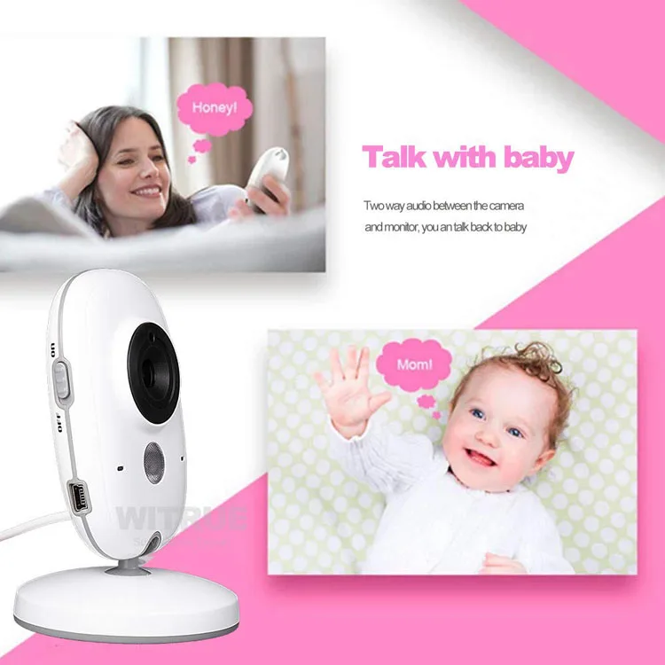 Two Way Audio PTZ Crying Detection Temperature Measure Lullaby Playing ...