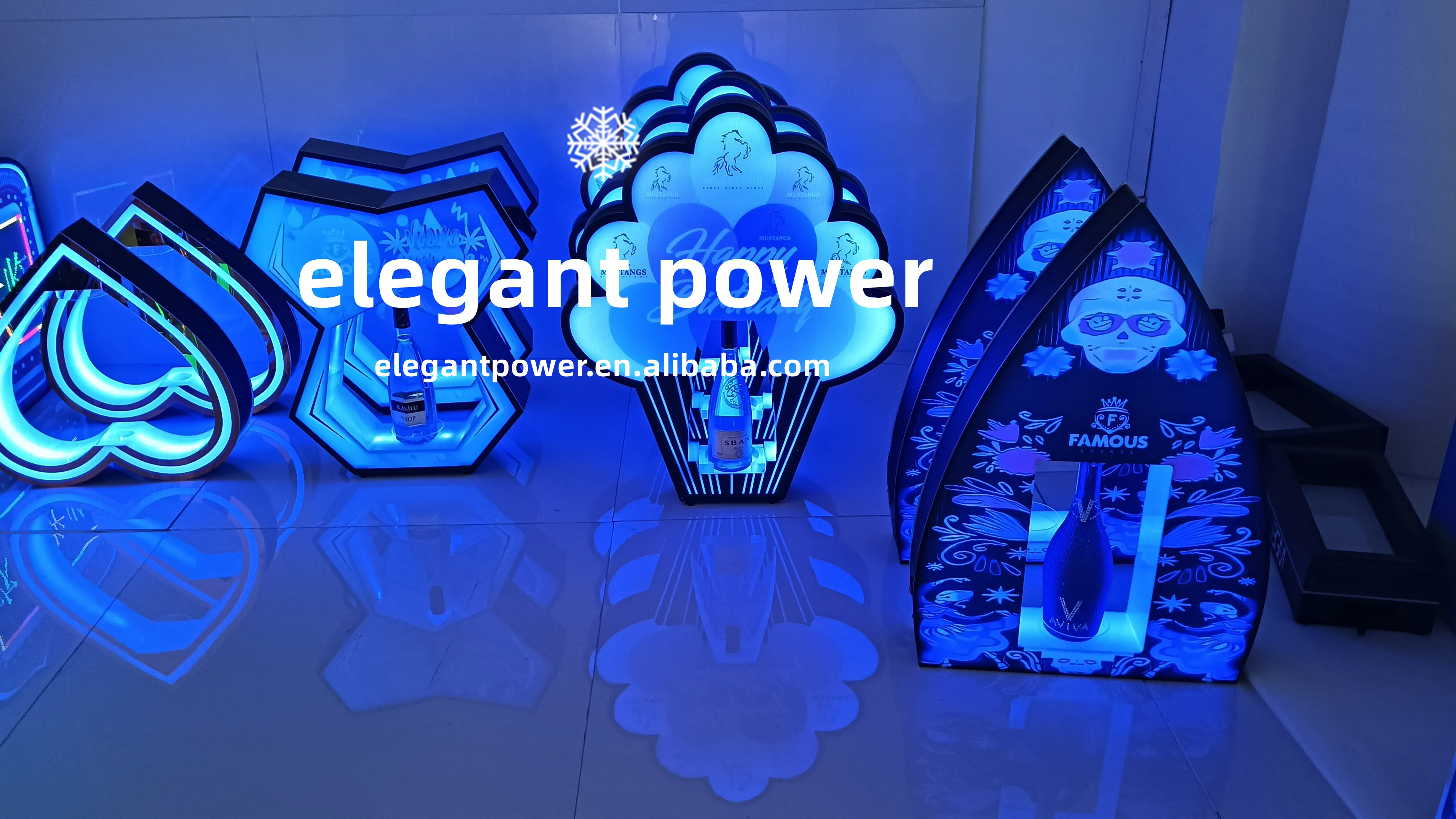 Customized Logo Led Letters Board Vip Display Glorifier Led Marquee ...