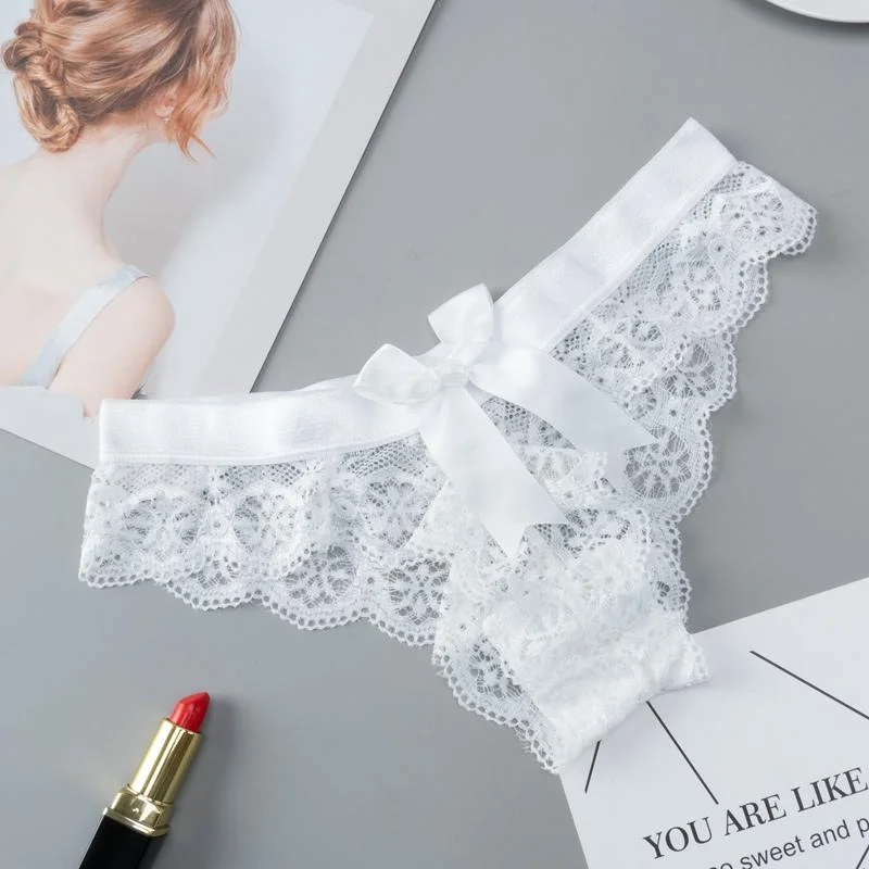 Shop Our Selection Of Sexy Lace Bow Panties Enjoy Comfort