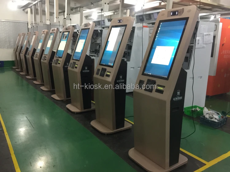 27 Inch Self Service Hotel Check In Kiosk Room Card Dispenser Terminal ...