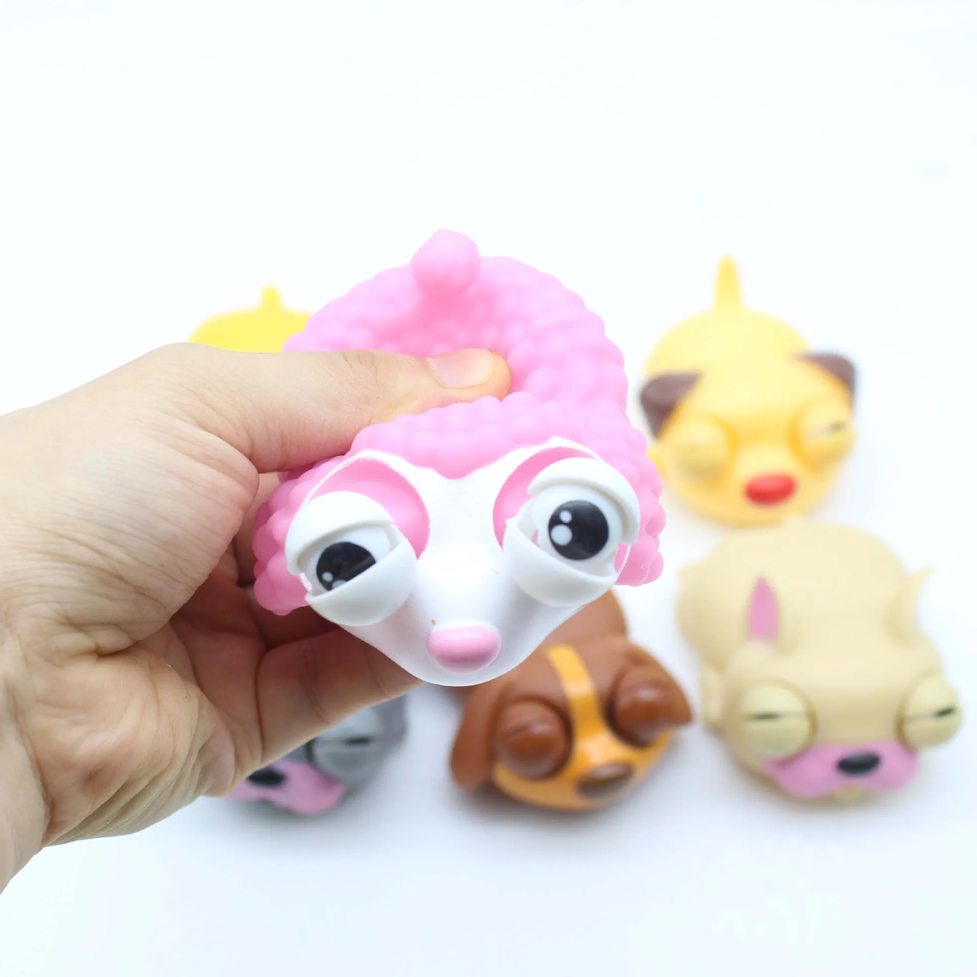 Wholesale Stress Relief Popping Out Eye Dog Squeeze Toy Animal Eyes Pop ...