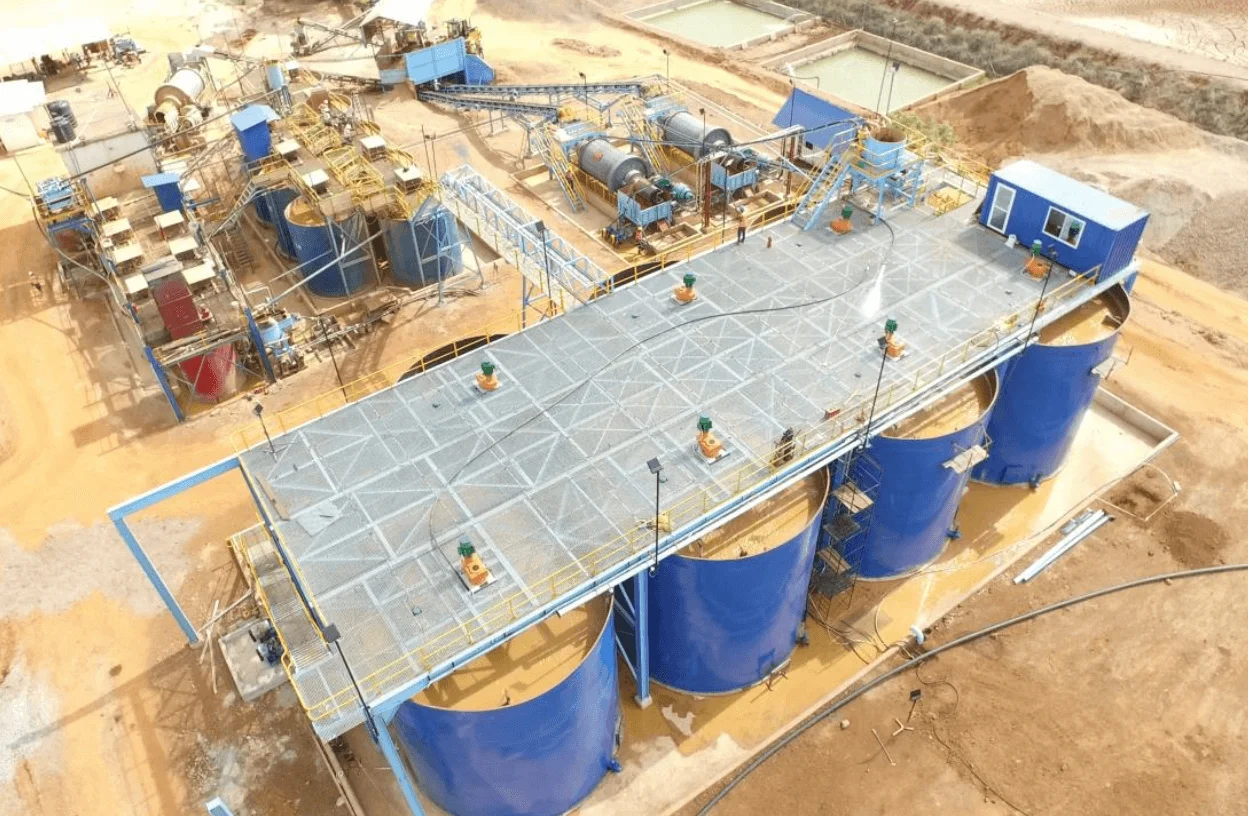 100t/day Complete Set Mining Separation Refinery Equipment CIP Gold ...