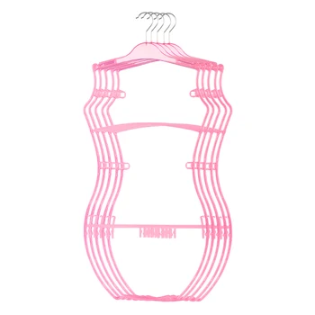 Cintre Plastic Pink Women Body Shape Hanger Swimwear Colgador De Bikini ...