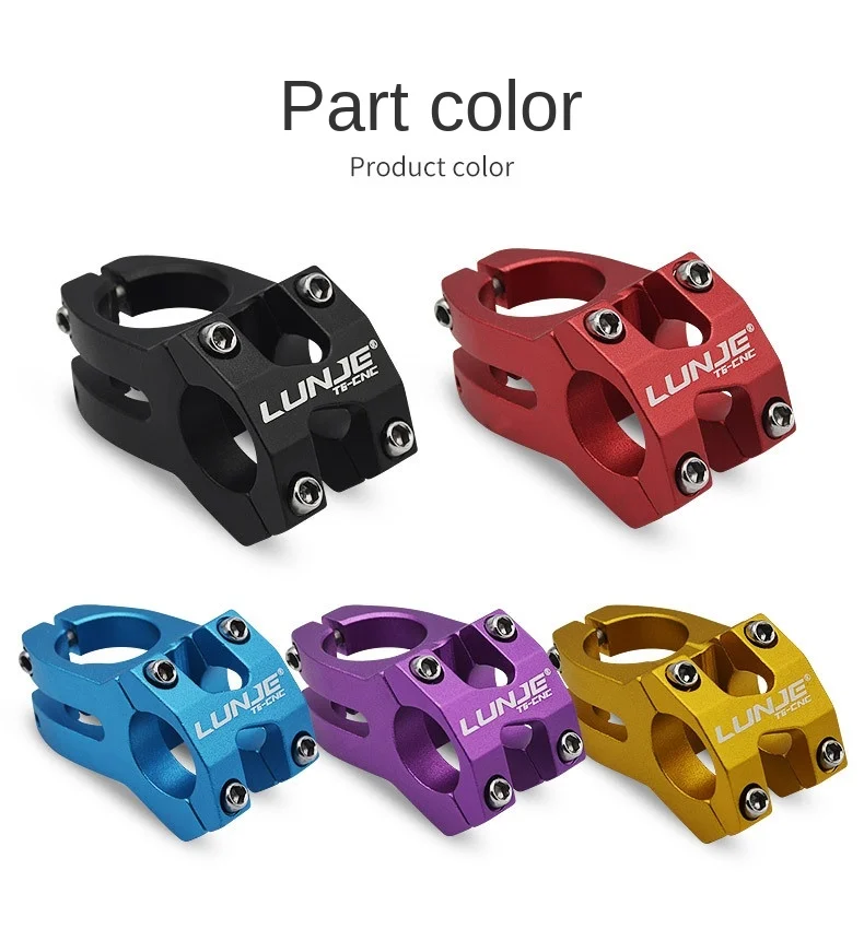 Lunje Aluminum Alloy Handle 25.4*35mm Bicycle Stem Hollow Riser ...