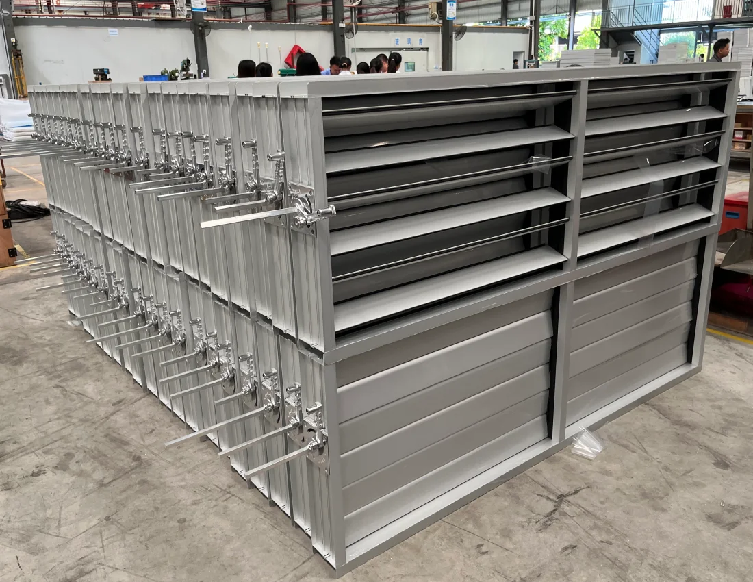 Adjustable Air Handling Unit Dampers - Modern HVAC Solutions