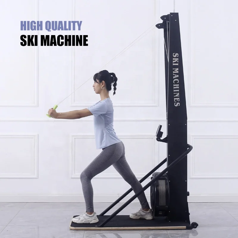 Ski Simulator Machine - Cardio Exercise with Wind Resistance