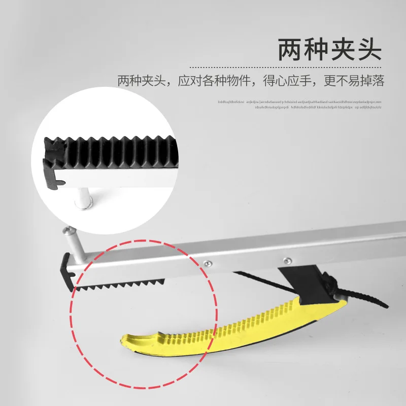 Grabber Reacher Tool Rotating Head Wide Jaw Foldable Lightweight Trash