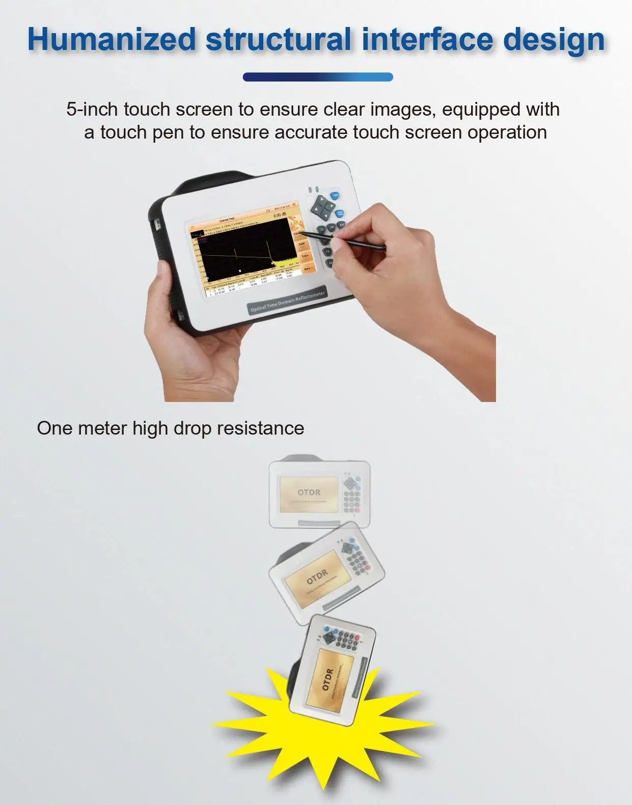 Mini Tester Smart Handheld with power meter Portable Mini Pro Fiber ...