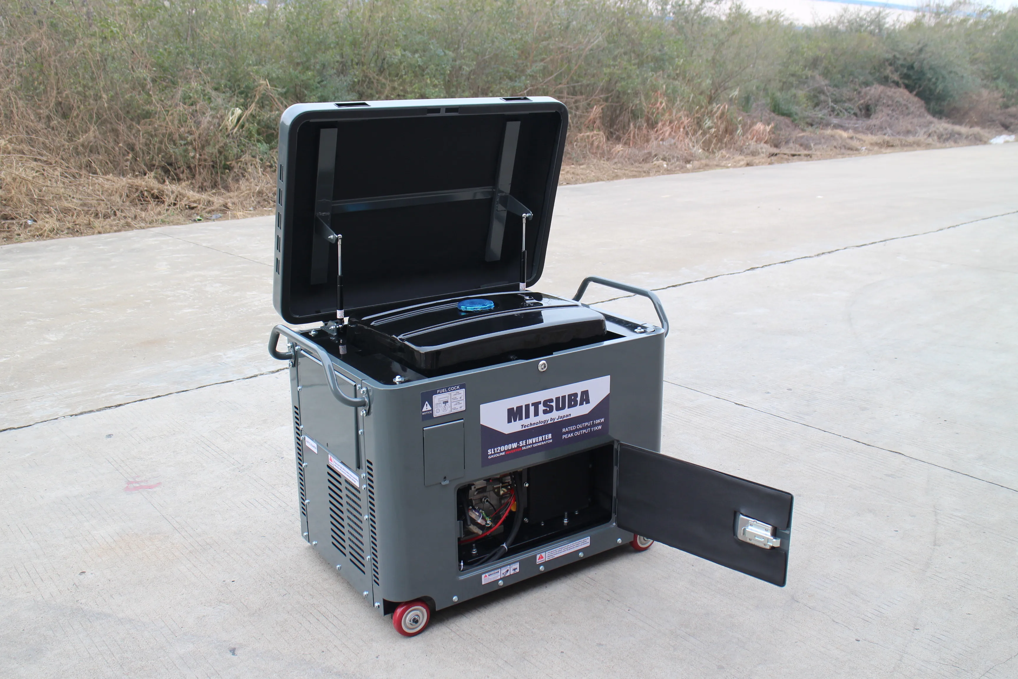 E. SLONG Silent Gasoline 10000 Watt Inverter Generators with Remote ...