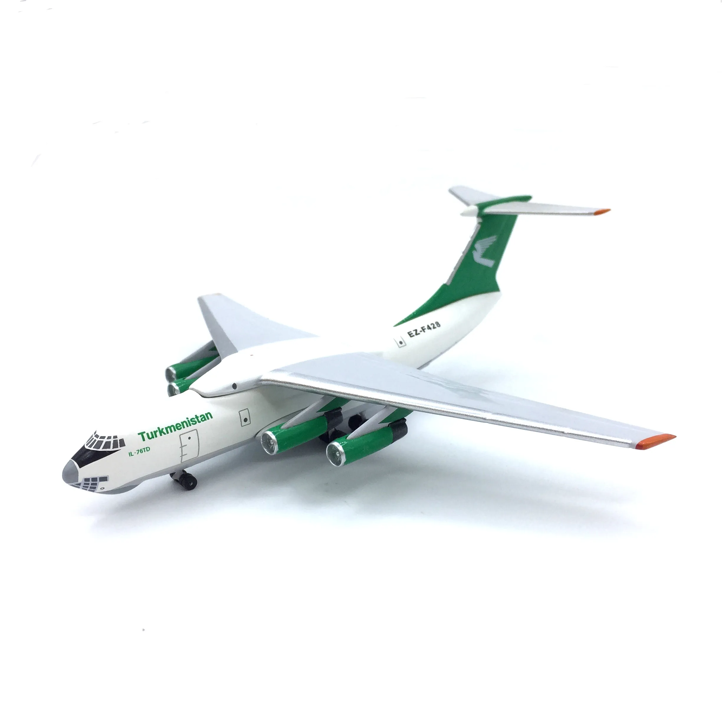 Turkmenistan Airlines Ez-f428 1:400 Il-76td Commercial Jetliners Plane ...