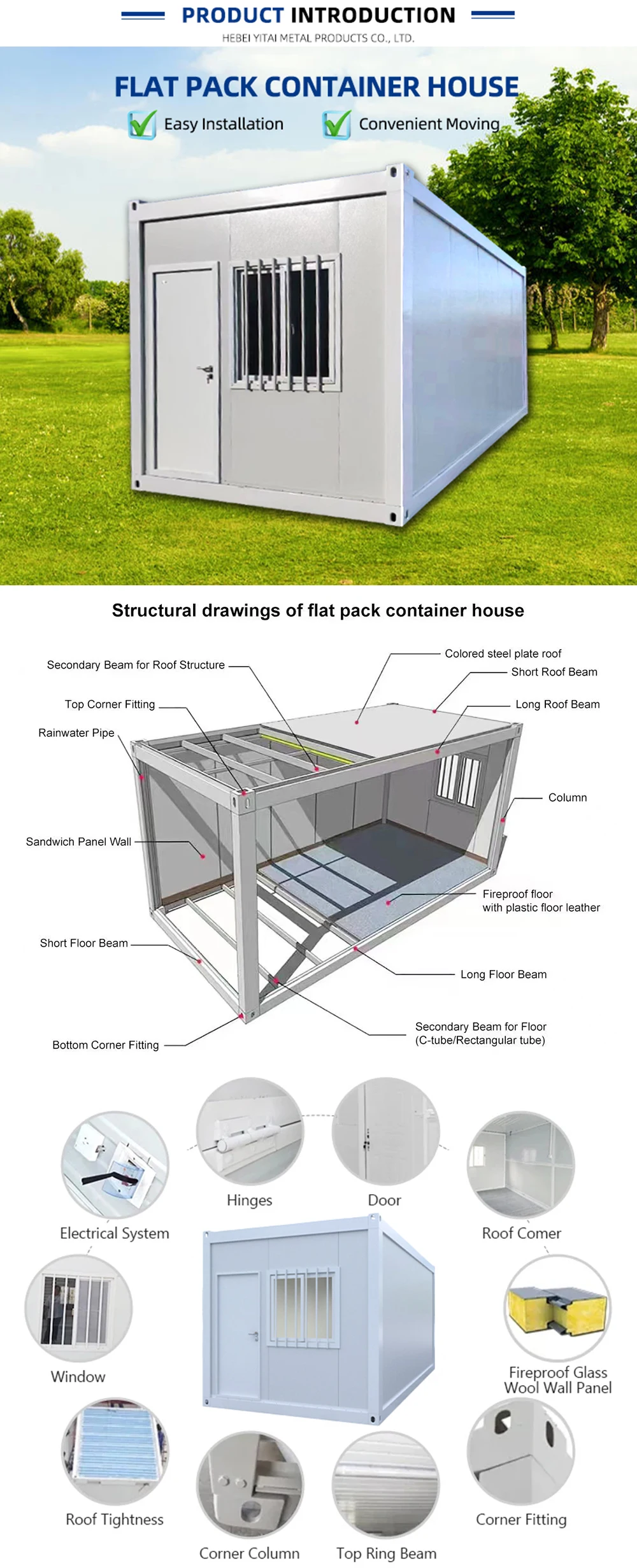 Portable Shipping Modular Prefab Folding Living Homes Storage ...