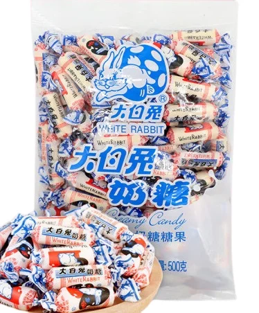White Rabbit Milk Candy 500g (about 90 pieces) Classic Original Flavor ...