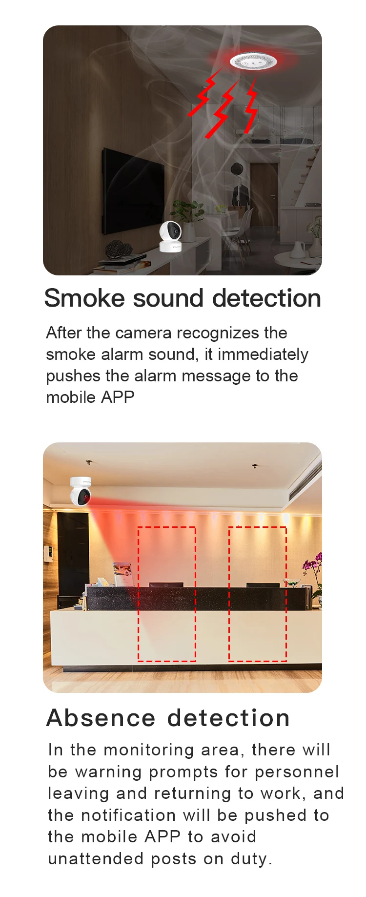 VSTARCAM CS49Q 5MP CCTV Humanoid Tracking Indoor PTZ Camera