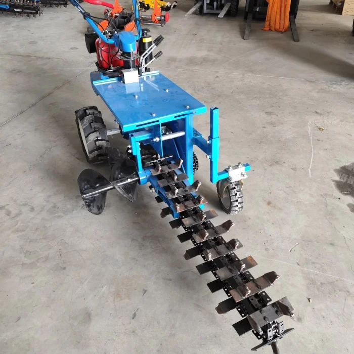 Trenching Digging Chainsaw Trencher Chain Trench Digging Automated ...