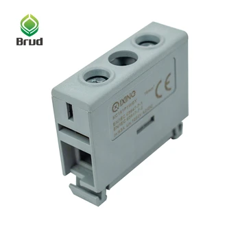 63a Pa66 Din-rail Mounting Wire Connector Cable Terminal Block - Buy Wire Connector Electric ...