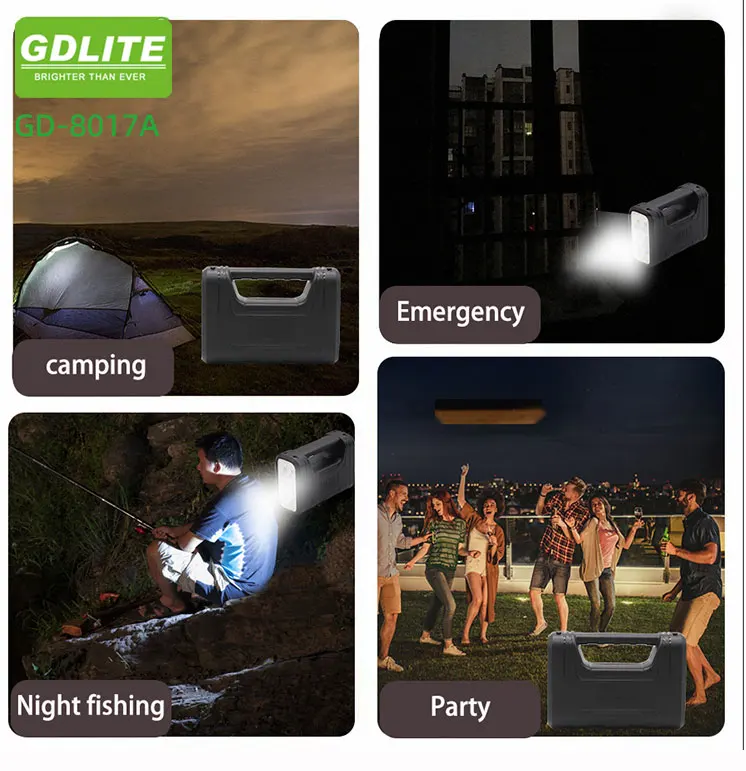 Gdlite Gd8017 Hotsale Solar Energy System Kit Home Outdoor Lighting ...