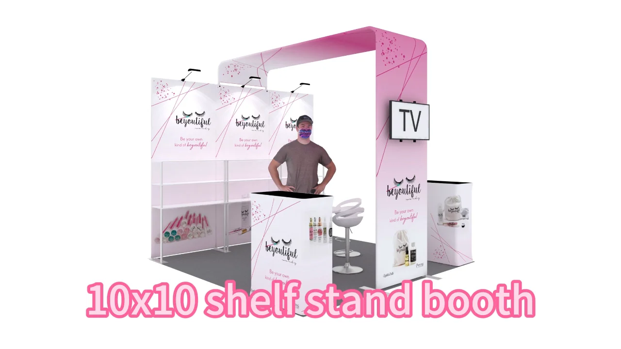 10x10 Quick Build Aluminum Frame Collapsible Trade Show Booth ...