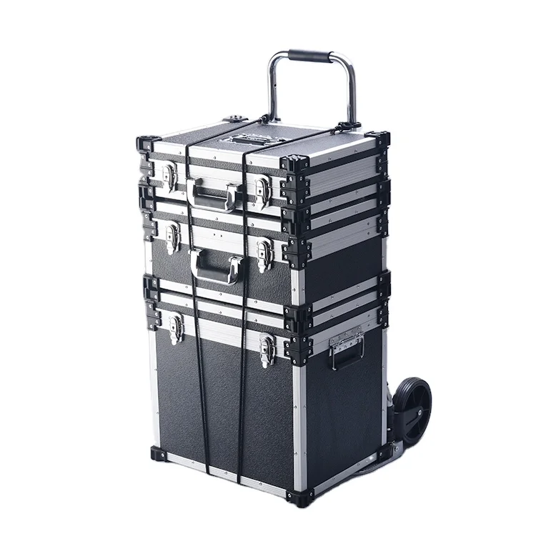 Glary Professional Rolling Trolley Estuches De Herramientas De Aluminio ...