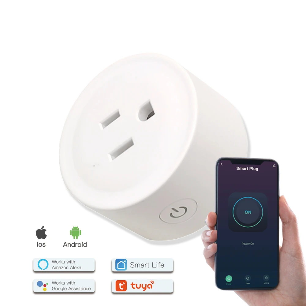 Abuk Smart Plug - Wi-Fi Zigbee Socket with Energy Monitoring