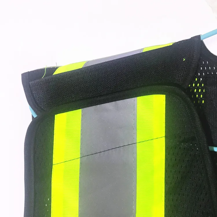 V8 Security Guard Reflective Vestlattice Reflective Vest Black ...