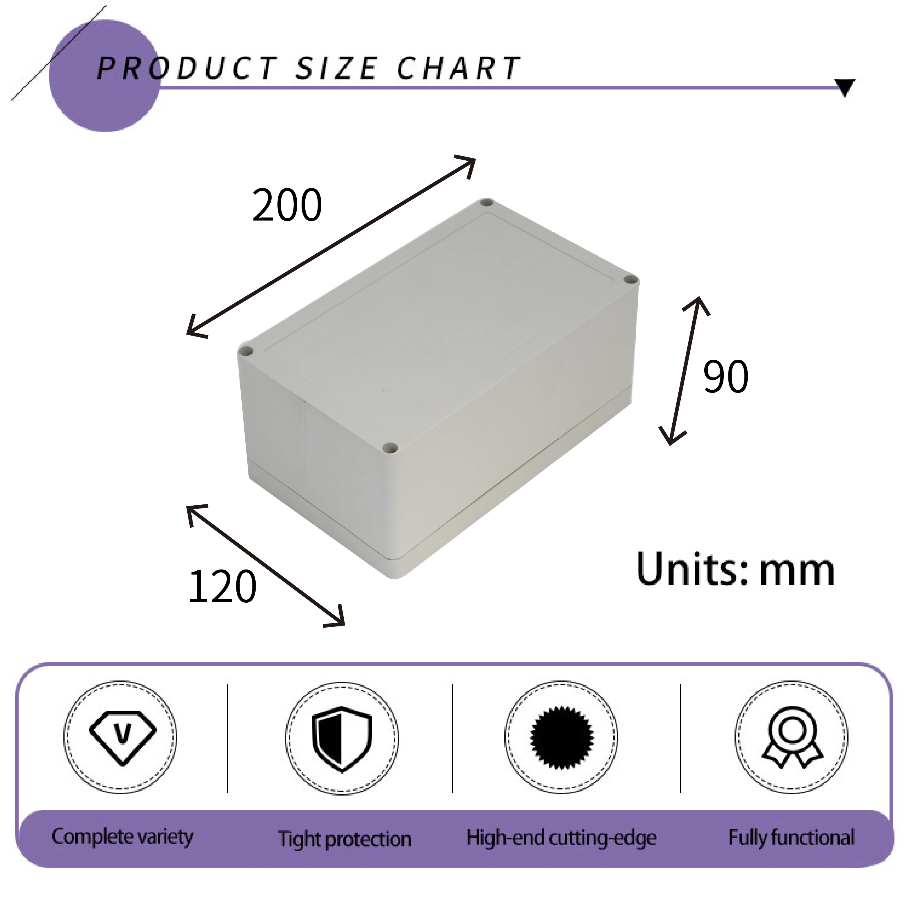 Everest Professional Electronic Ip65 Junction Box Is The Pcb Enclosures - Buy Electronic Box ...