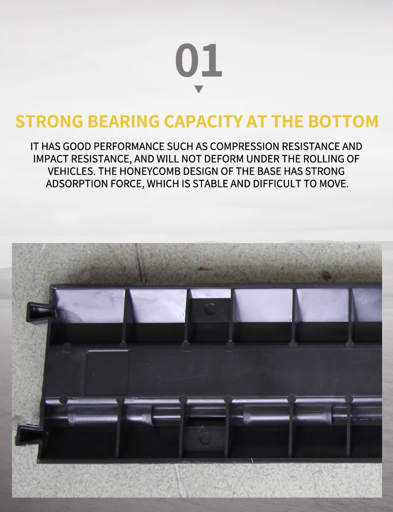 1 Channels Black Plastic Cable Trunking Cable Protector