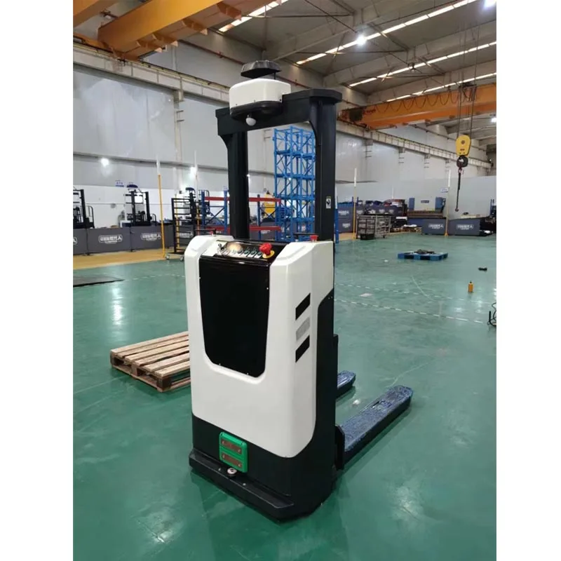 Agv Warehouse Robot Automatic Pallet Stacker 1.4tone Electric Stacker ...